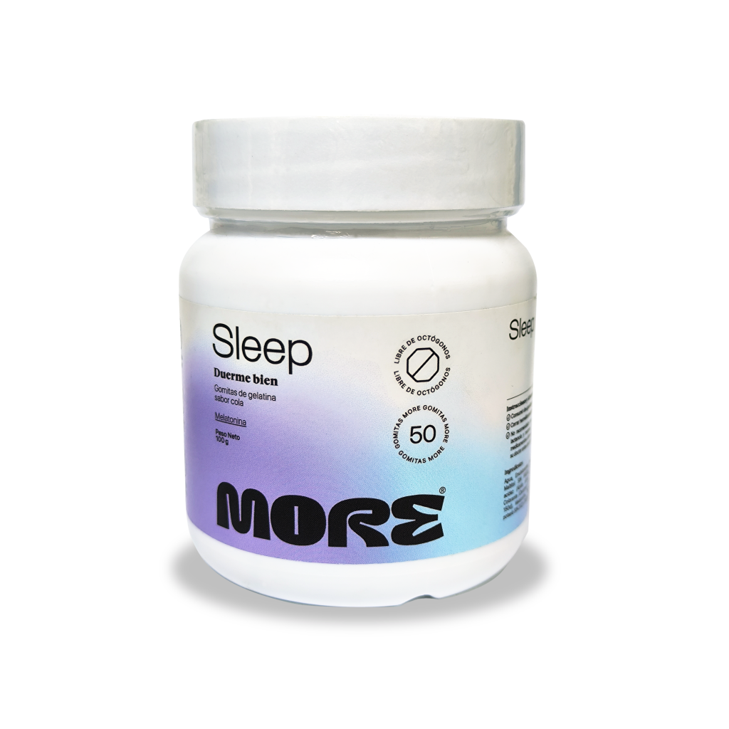 MORE+ SLEEP ( MELATONINA 5GR) X 50 GOMITAS - Farma Solucion