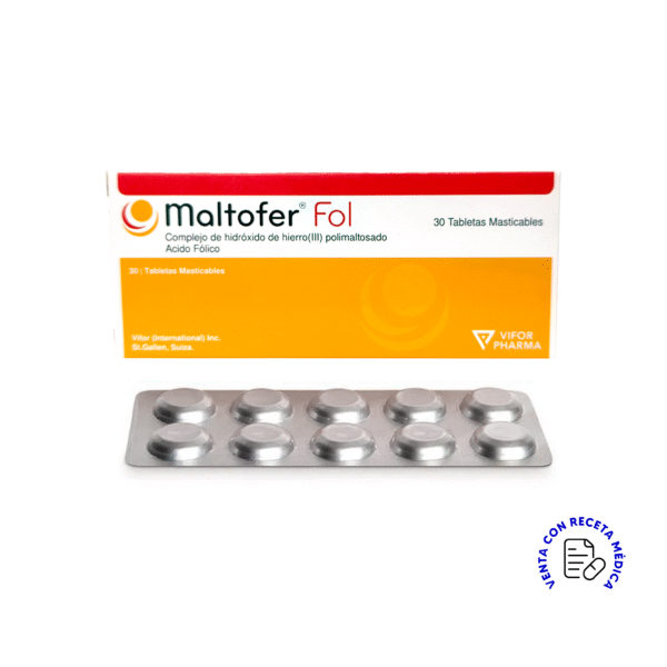 MALTOFER FOL TABLETAS MASTICABLES - Farma Solucion Botica