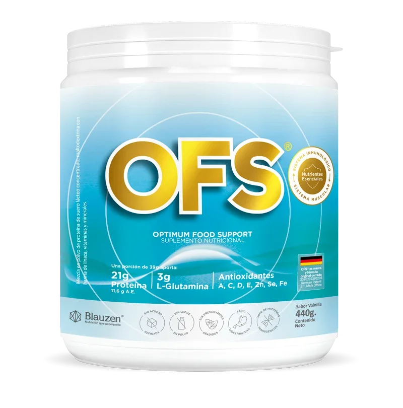 OFS Leche 440 g Blauzen | Suplemento en polvo sabor vainilla